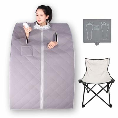 China Home 1 Person SPA Relaxation Portable Infrared Sauna Kit Folding 1050W for sale