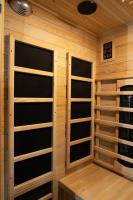 China Wooden Indoor 1750W 2 Person Infrared Sauna Low EMF for sale