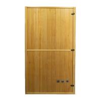 China Home Small Wooden Traditonal Steam 2 Person Sauna With 3KW Electric Stove for sale