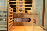 China Full Spectrum And Stove Heater Wooden Indoor Infrared Steam Sauna Combine for sale