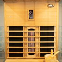 China Full Spectrum And Stove Heater Wooden Indoor Infrared Steam Sauna Combine for sale