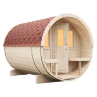 China Outdoor Use Solid Wood Canadian Red Cedar Sauna Luxury Large Size for sale