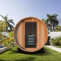 China 1 Year Warranty Wood Barrel Sauna For Home And Commercial Use for sale