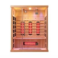 China 100-178kg Smatmak Transparent Tempered Glass Far Infrared Sauna Comfort And Safety for sale