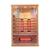 China Digital Hemlock Wood Far Infrared Sauna With 0-60 Minutes Time Range for sale