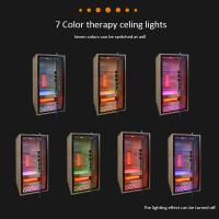 China 1 Person Size Low EMF Infrared Sauna With 8mm Tempered Glass Door for sale