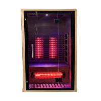 China Canadian Hemlock / Red Cedar Material Low EMF Infrared Sauna 100 - 178kg Capacity for sale
