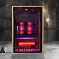 China Full Spectrum Carbon Panel Infrared Sauna With Canadian Hemlock Or Red Cedar for sale