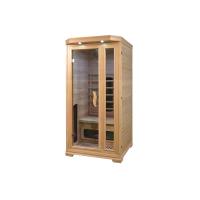 China Wooden Cedar Home Sauna Room 900*900*1900mm With 8mm Tempered Glass for sale