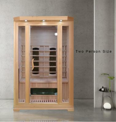 China 110 - 240V Home Sauna Room With 8mm Tempered Glass Computer Control Panel for sale