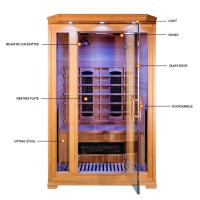 China Canadian Hemlock 2 Person 1750W Home Sauna Room With Safety System for sale