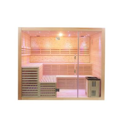 China Traditional Steam Sauna Room With Touch Screen Control Panel And Ozone Generator for sale