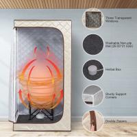 China 4L Full Body Portable Steam Sauna With Time Control 0-99 Minutes And Waterproof Cloth for sale
