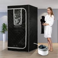 China Full Size Portable Steam Sauna With Time Control 0 - 99 Minutes And Transparent Windows for sale