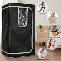 China Full Size Portable Steam Sauna With Time Control 0 - 99 Minutes And Transparent Windows for sale