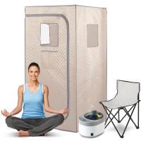 China Waterproof Cloth Full Size Portable Steam Sauna Tent 1500W For Relax for sale