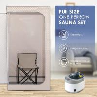 China Full Size Folding Portable Steam Sauna OEM / ODM Portable Sauna Tent for sale