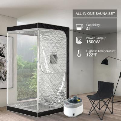 China Transparent Windows Portable Steam Sauna Saving Time For Gym Or Sauna Salon Effect for sale