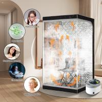 China Transparent Windows Portable Steam Sauna Saving Time For Gym Or Sauna Salon Effect for sale
