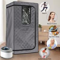 China 110 - 120V AC 60Hz Folding Portable Sauna Tent Big Size Style Home Use for sale