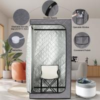 China 110 - 120V AC 60Hz Folding Portable Sauna Tent Big Size Style Home Use for sale