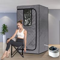 China 110 - 120V AC 60Hz Portable Steam Sauna With Transparent Windows Design for sale