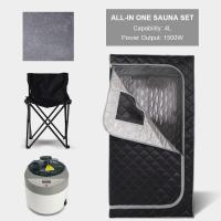 China Mini Personal Sauna Tent Full Size Portable Steam Sauna Tent For Home Spa for sale
