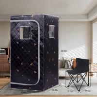 China Folding Portable Steam Sauna With 4L Water Capacity 110-120V AC 60Hz for sale
