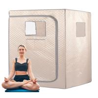 China Promoting Sleep Waterproof Cloth Portable Steam Sauna 0-99 Minutes Time Control for sale