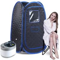 China Waterproof Cloth One Person Sauna Tent Portable Steam Sauna With 1500W Power for sale
