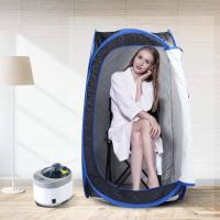 China Waterproof Cloth One Person Sauna Tent Portable Steam Sauna With 1500W Power for sale