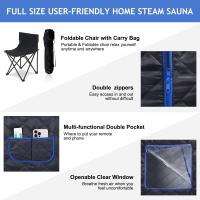 China 4L Full Size Portable Steam Sauna Waterproof Cloth For Ultimate Relaxation for sale