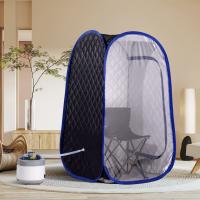 China Full Body Spa Foldable Portable Steam Sauna With Adjustable Time Control for sale