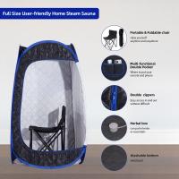 China Full Body Spa Foldable Portable Steam Sauna With Adjustable Time Control for sale