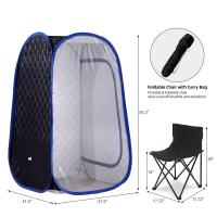 China Full Body Spa Foldable Portable Steam Sauna With Adjustable Time Control for sale