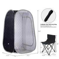 China Full Body Portable Steam Sauna Tent Full Size Home Spa Portable Sauna for sale