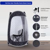 China Full Body Portable Steam Sauna Tent Full Size Home Spa Portable Sauna for sale