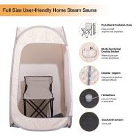 China Home Foldable Standing Portable Pop Up Sauna Full Body Personal Sauna Tent for sale