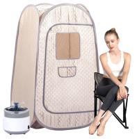 China Home Foldable Standing Portable Pop Up Sauna Full Body Personal Sauna Tent for sale