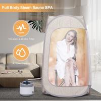 China Home Foldable Standing Portable Pop Up Sauna Full Body Personal Sauna Tent for sale