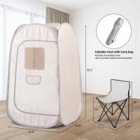 China Home Foldable Standing Portable Pop Up Sauna Full Body Personal Sauna Tent for sale