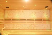 China Traditional Finland Steam Sauna Room 6kw Stove Hemlock Sauna For 3 People for sale