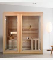 China Traditional Dry Indoor Home Steam Sauna Room With Stove And Stone for sale