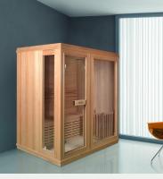 China Traditional Dry Indoor Home Steam Sauna Room With Stove And Stone for sale
