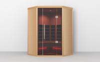 China Customized Luxury Prefabricated Wooden Indoor Sweat Infrared Sauna Room 5 Person for sale