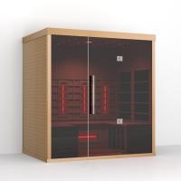 China Digital Controller Hemlock Sauna Rooms Far Infrared Sauna Room 4 Person for sale