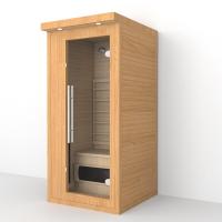 China Indoor Sauna Room 1 - 2 Person Far Infrared Sauna With Red Light Capsule for sale