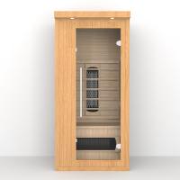 China Indoor Sauna Room 1 - 2 Person Far Infrared Sauna With Red Light Capsule for sale