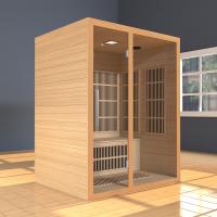 China Smartmak 2100W 3 Person Far Infrared Sauna Room Home Infrared Sauna For Spa for sale