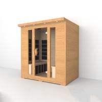 China Red Cedar 4 Person Infrared Sauna Home Far Infrared Sauna Room for sale